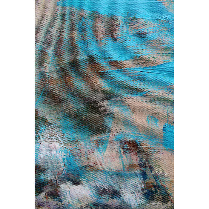 Orren Ellis Nirushan Detail Of Acrylic Painting On Canvas by Vural Painting | Wayfair